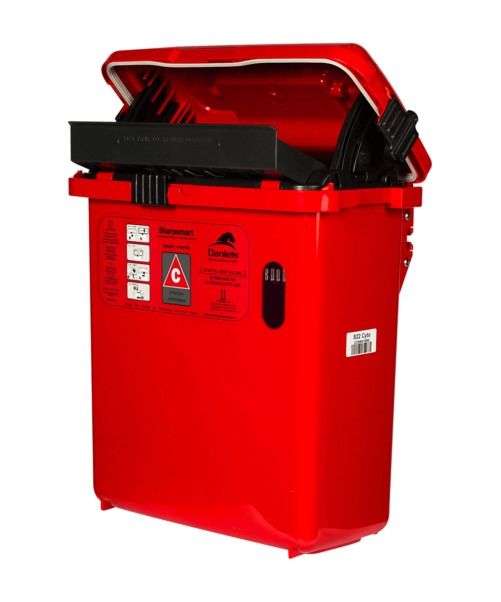 CT22 Cyto | Cytotoxic Waste Container | Daniels Health