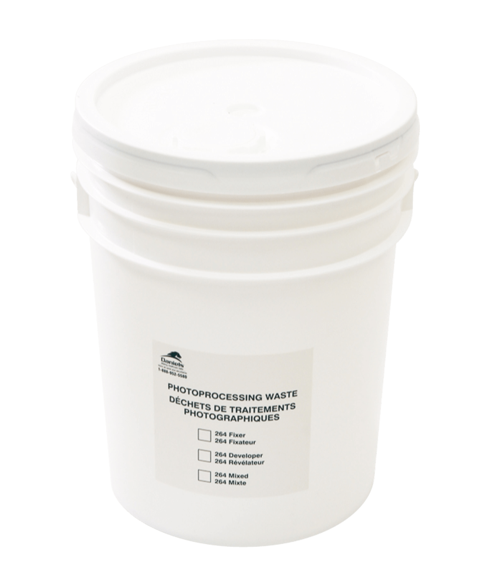 Fixer / Developer Waste Pail | Daniels Health