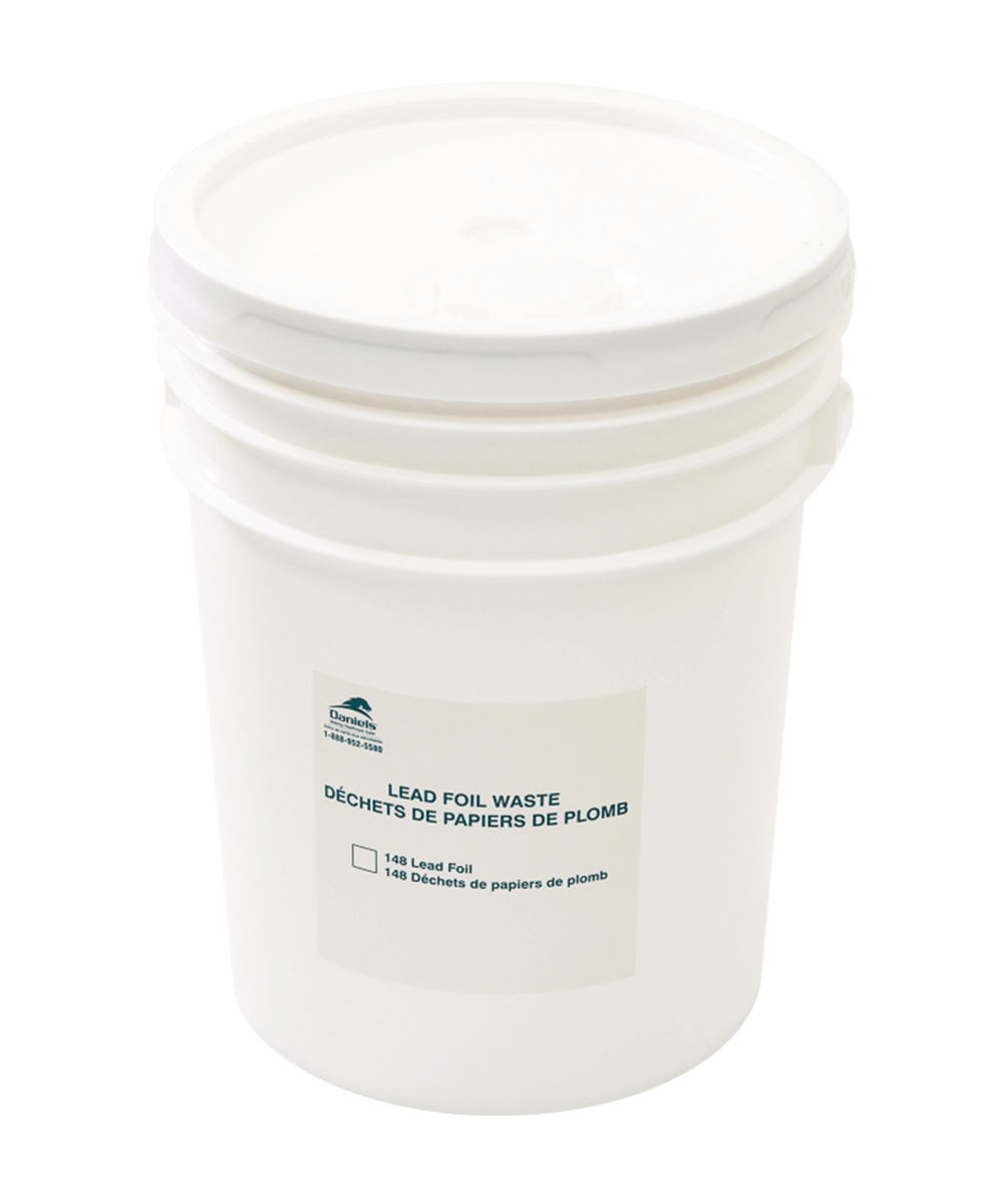 Lead Foil Waste Pail | Daniels Health