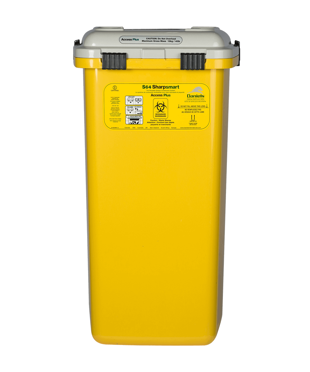 S64A+ | Sharpsmart Access Plus Reusable Sharps Container | Daniels Health
