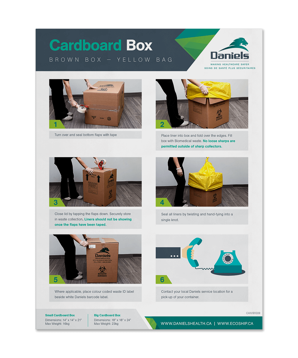 How To Pack Biomedical Boxes | Daniels Health