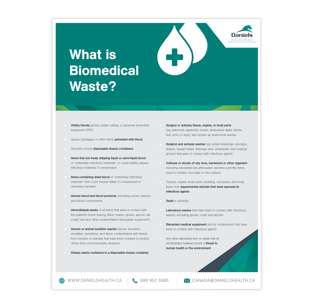 What's Biomedical Waste? | Daniels Health