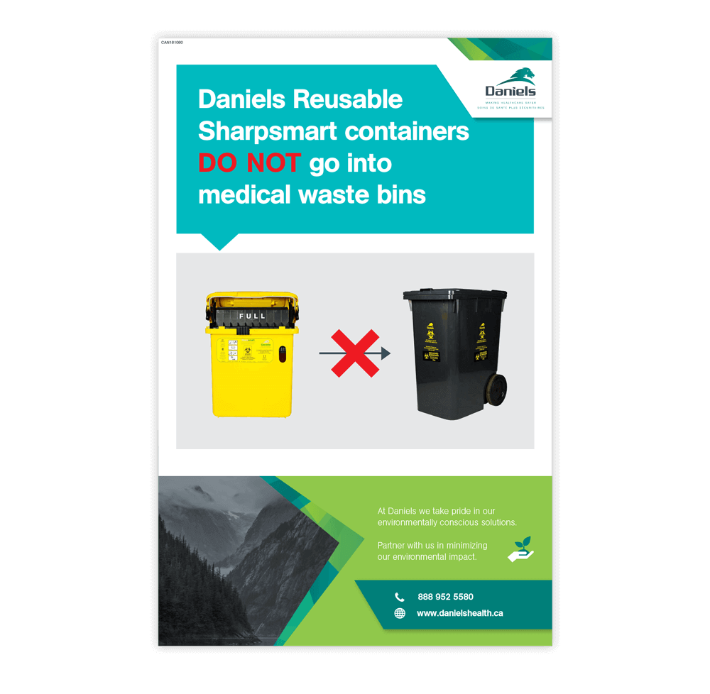 Sharpsmart Containers are not Disposable | Daniels Health