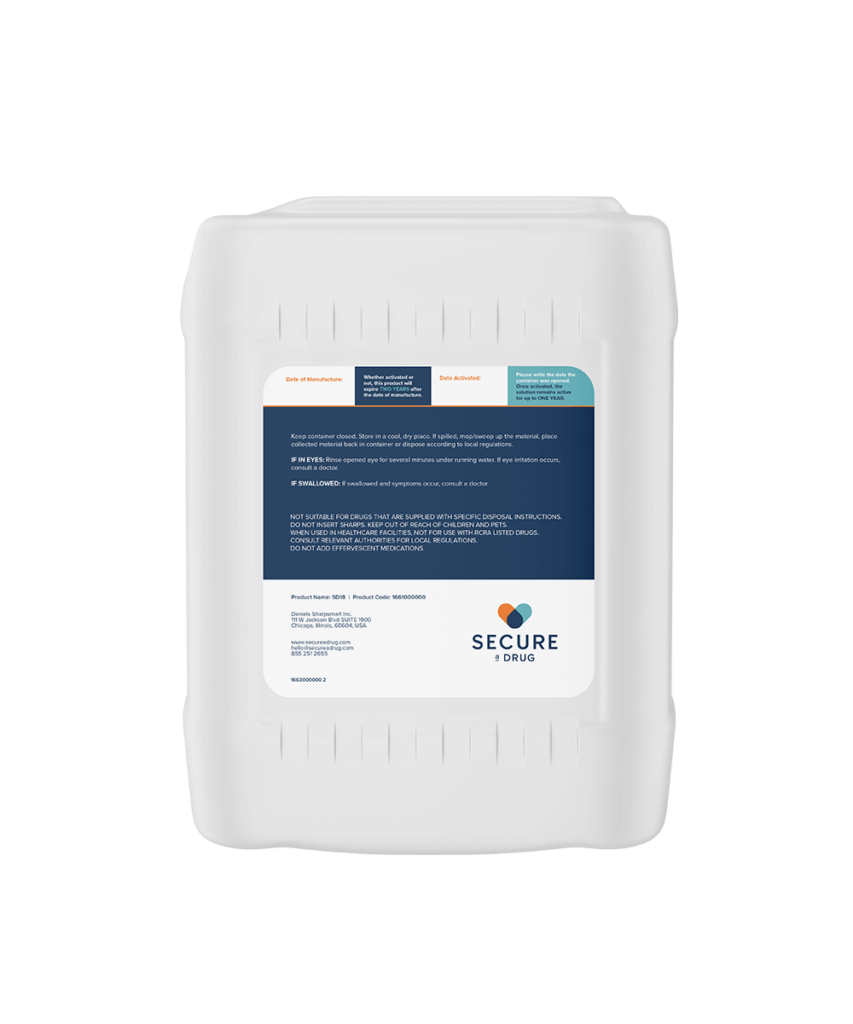 Secure a Drug | 18L Container | Daniels Health